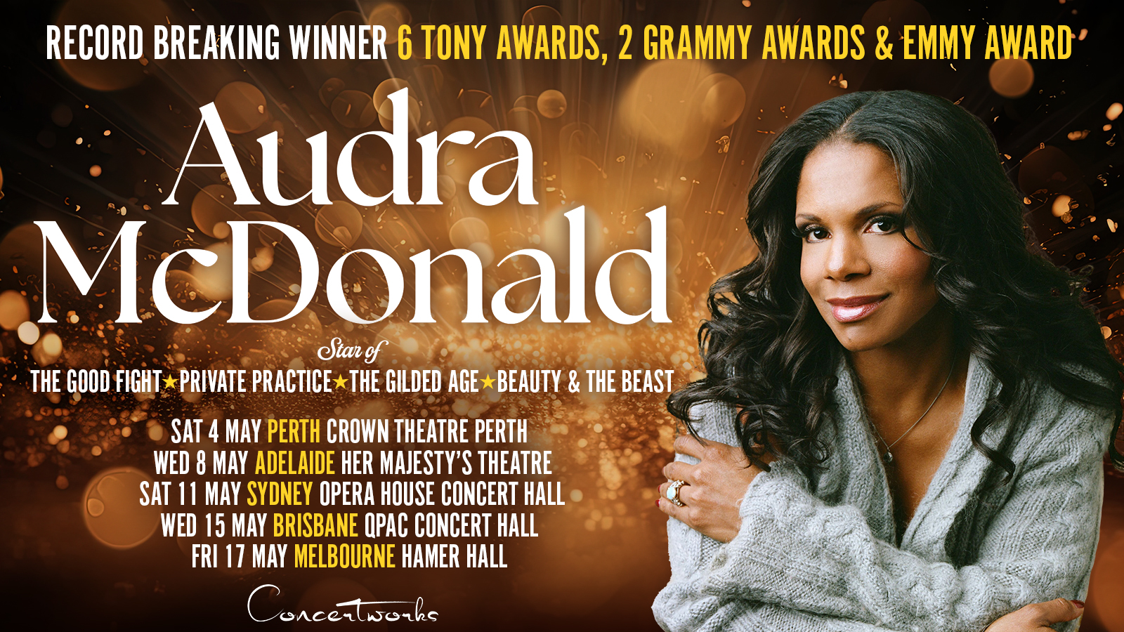 Audra McDonald in Concert at QPAC’s Concert Hall, Brisbane – The Fame ...